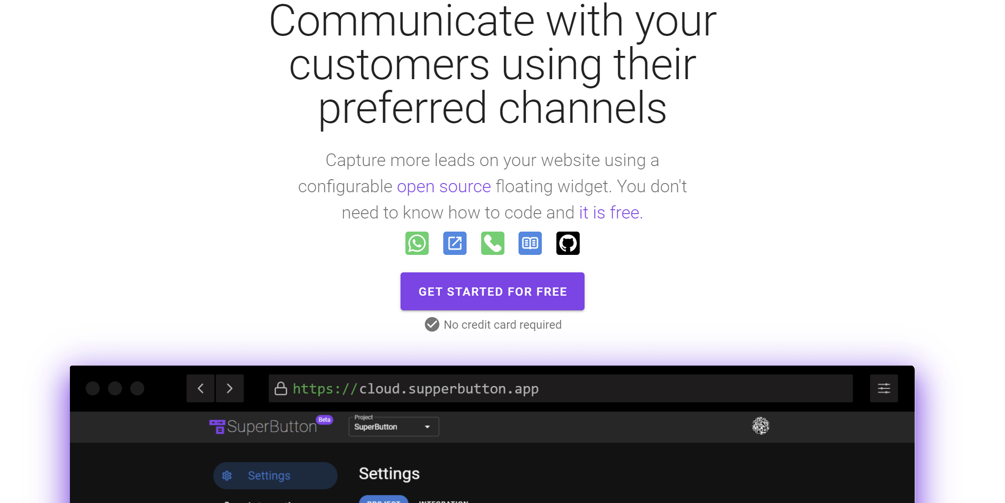 Add a configurable floating action button to your website - SuperButton